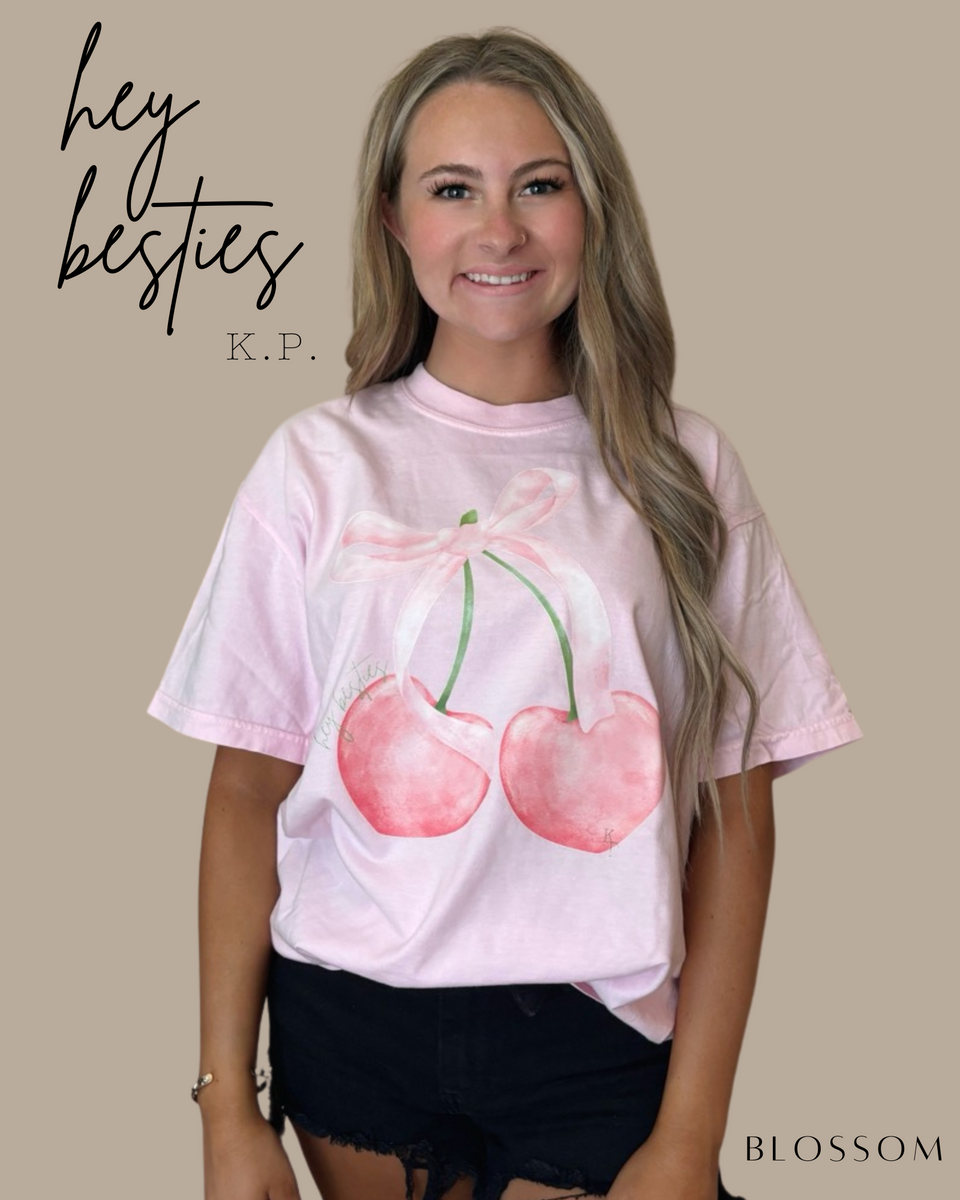 Kylie Pitts HEY BESTIES Tshirt (Website) – Bailey Made Tee's & Boutique